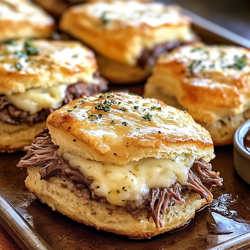Baked French Dip Biscuits Recipe: The Ultimate Cozy Delight